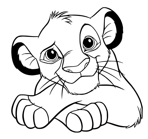Lion King Baby Simba Printables