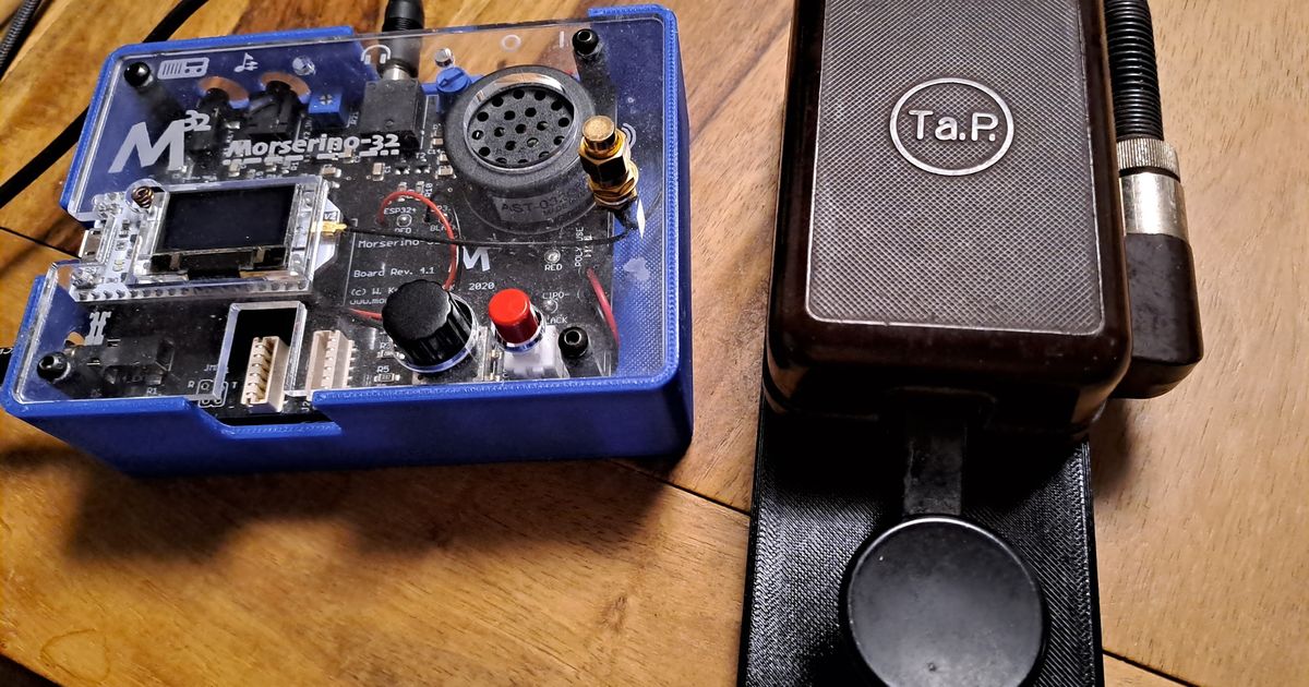 Base for Ta.P. (Paula) morse key by Hari Hurtig | Download free STL ...