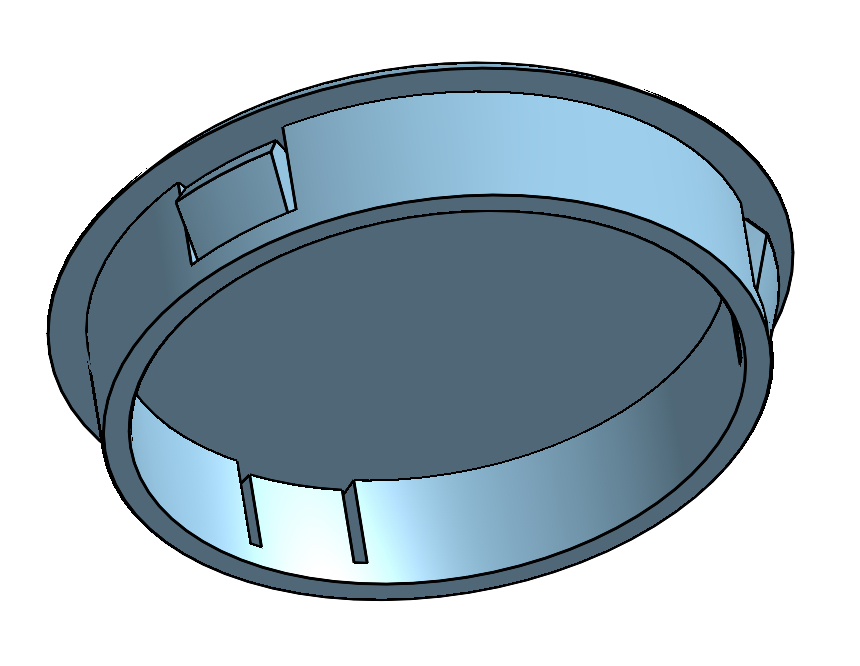 52mm (2-1/16th) Panel Hole Cover by Kappa090 | Download free STL model ...