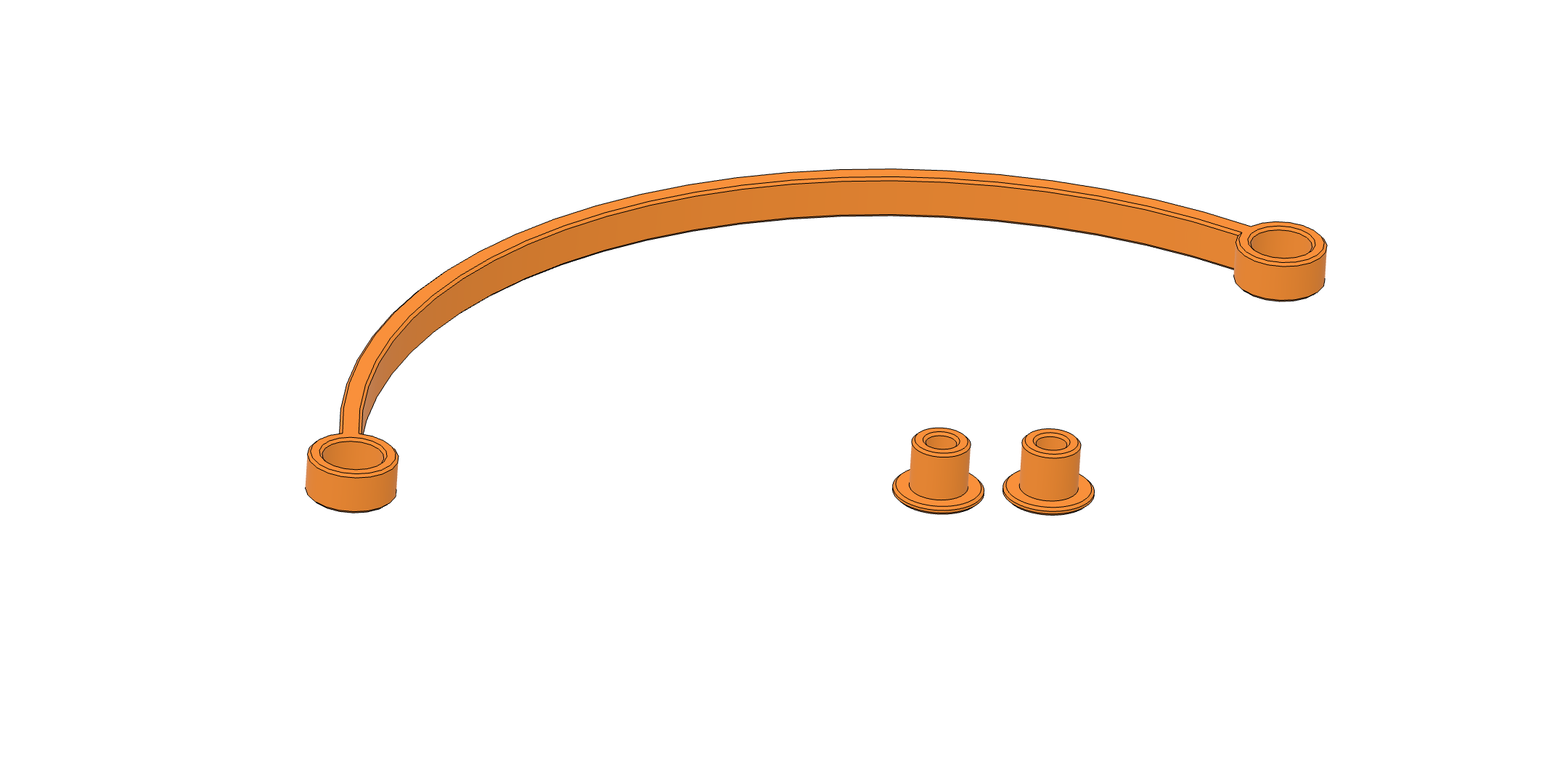 Spring with bushing by PrinTiger | Download free STL model | Printables.com