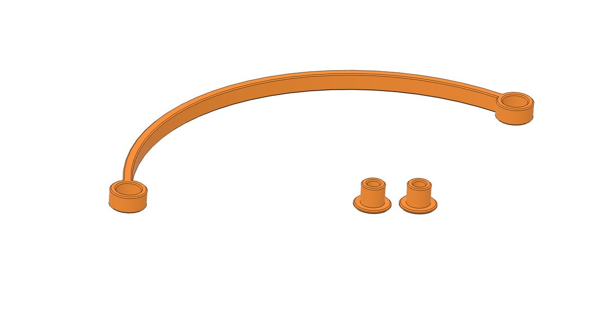 Spring with bushing by PrinTiger | Download free STL model | Printables.com