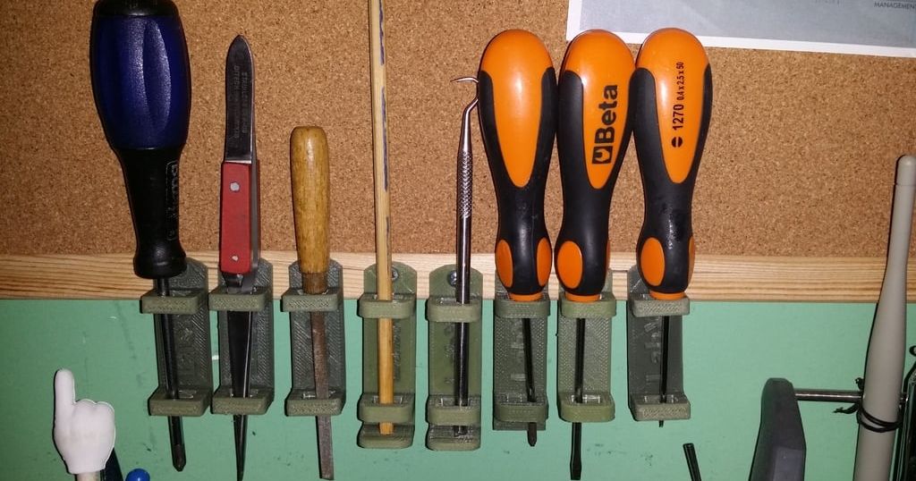 Single Tools Holder by Labieno | Download free STL model | Printables.com