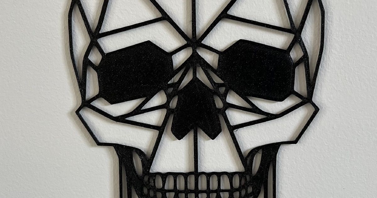 Skull Wall Art #1 by Ninomalbinho | Download free STL model ...