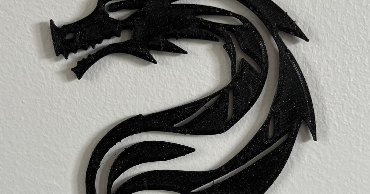 Dragon Wall Art #5 by Ninomalbinho | Download free STL model ...