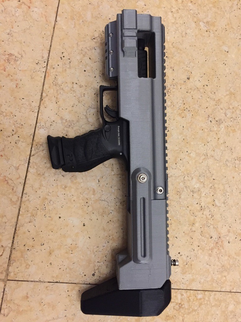 Mini PDW Airsoft Carbine by Hexazone | Download free STL model ...