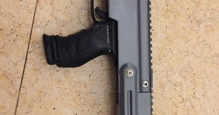 Mini PDW Airsoft Carbine by Hexazone | Download free STL model ...