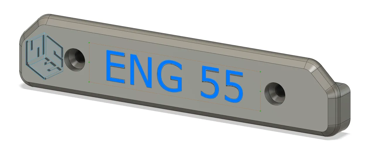 EnderNG Serial Name Plate by Poncho42 | Download free STL model ...
