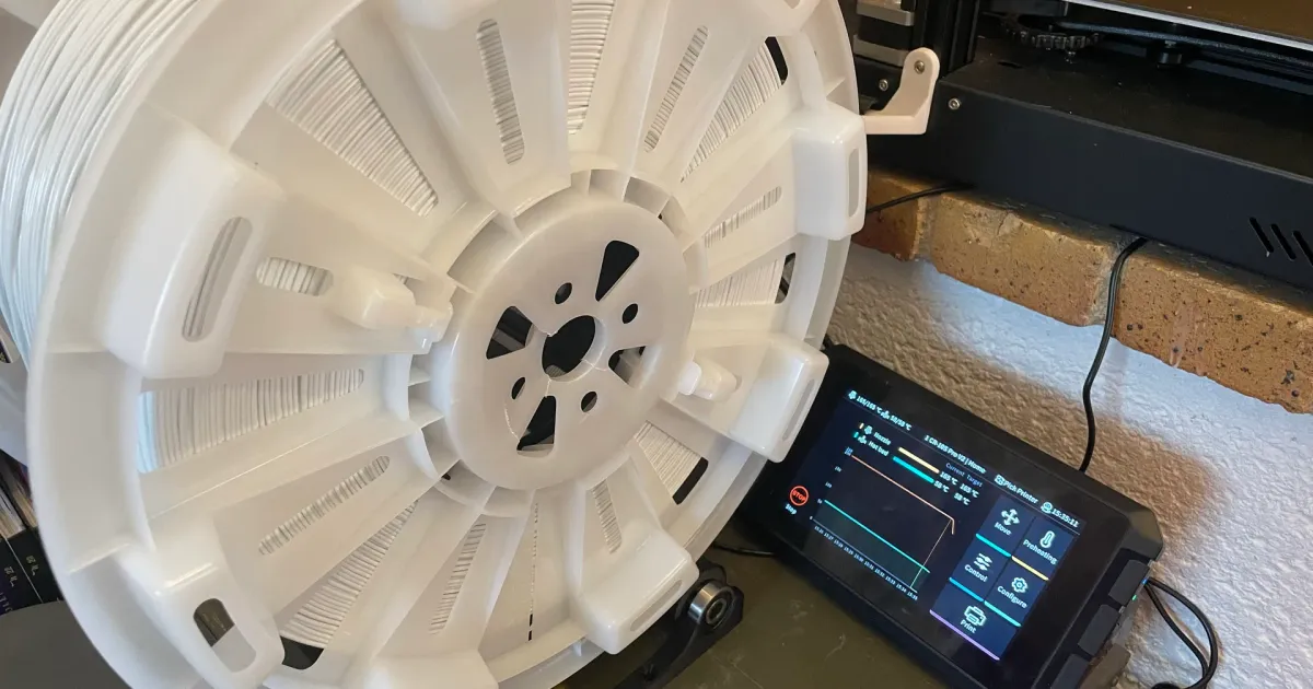10 kg huge filament spool holder by AlanM | Download free STL model ...