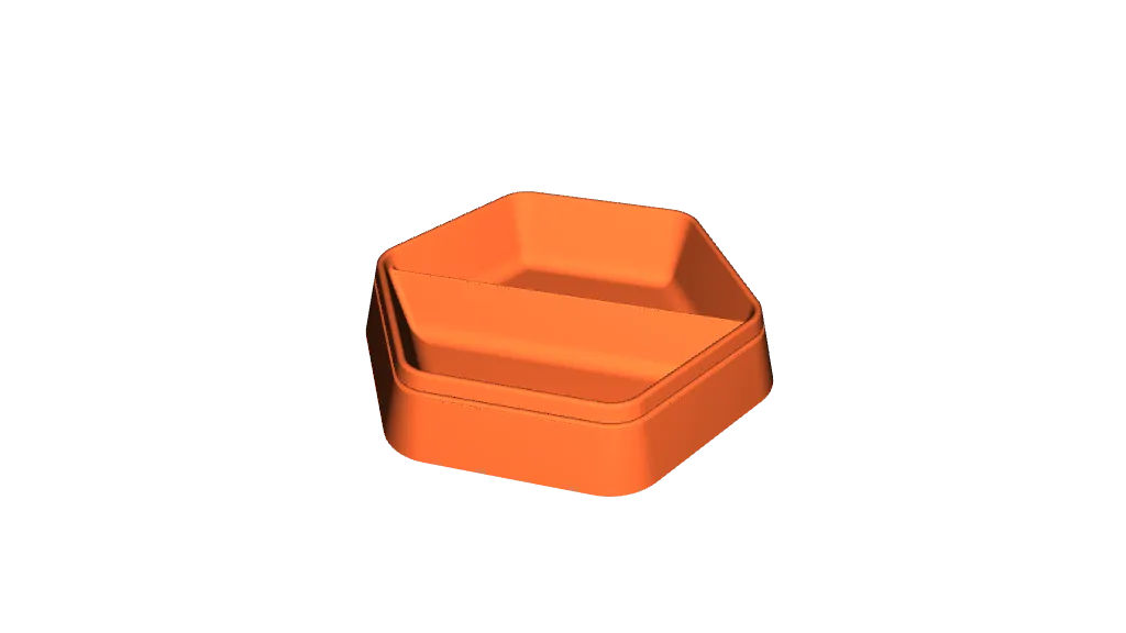 Hexagonal Token Trays with Lids by EcoDad | Download free STL model ...