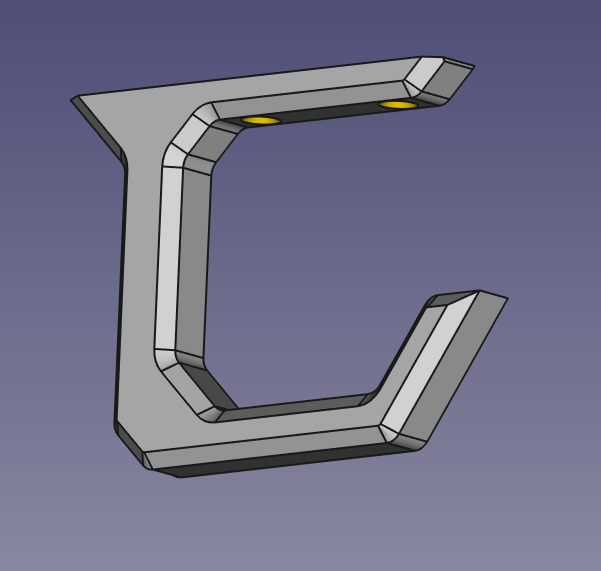 Under workbench C shape brackets long level holder by pjvenda ...