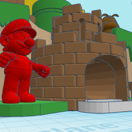 Super Mario Bros. Dice Tower por CopperCanyonRailway | Descargar modelo ...