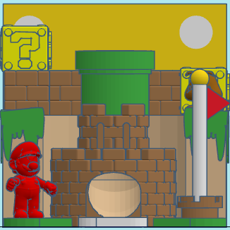 Super Mario Bros. Dice Tower by CopperCanyonRailway | Download free STL ...