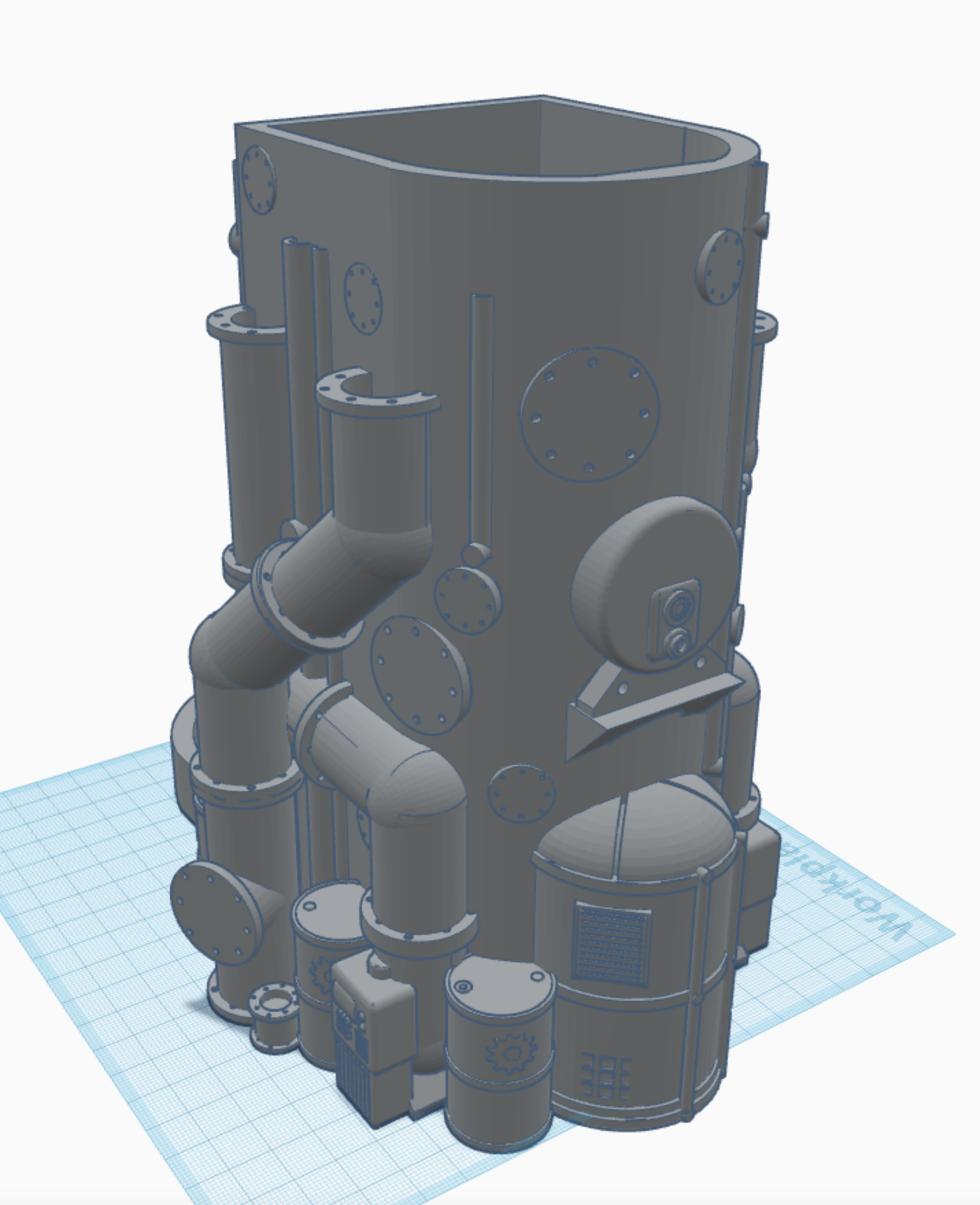 Megalopolis Pipe Dice Tower with a story! by RobertusMaximus | Download ...