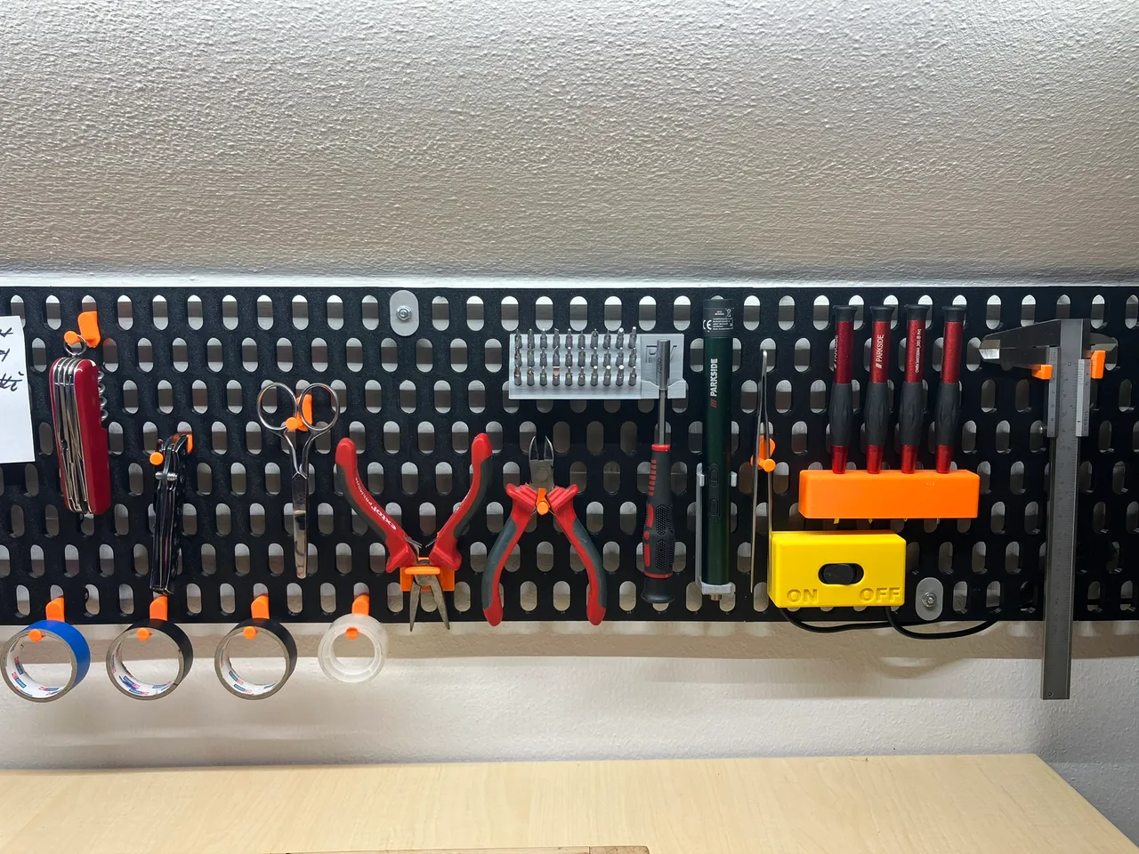wall organiser by Parmic | Download free STL model | Printables.com