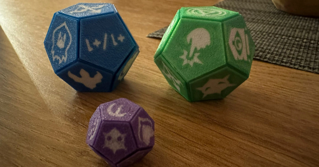 MTG Magic the Gathering 12-Sided Keyword Counters by RealNationPrint ...