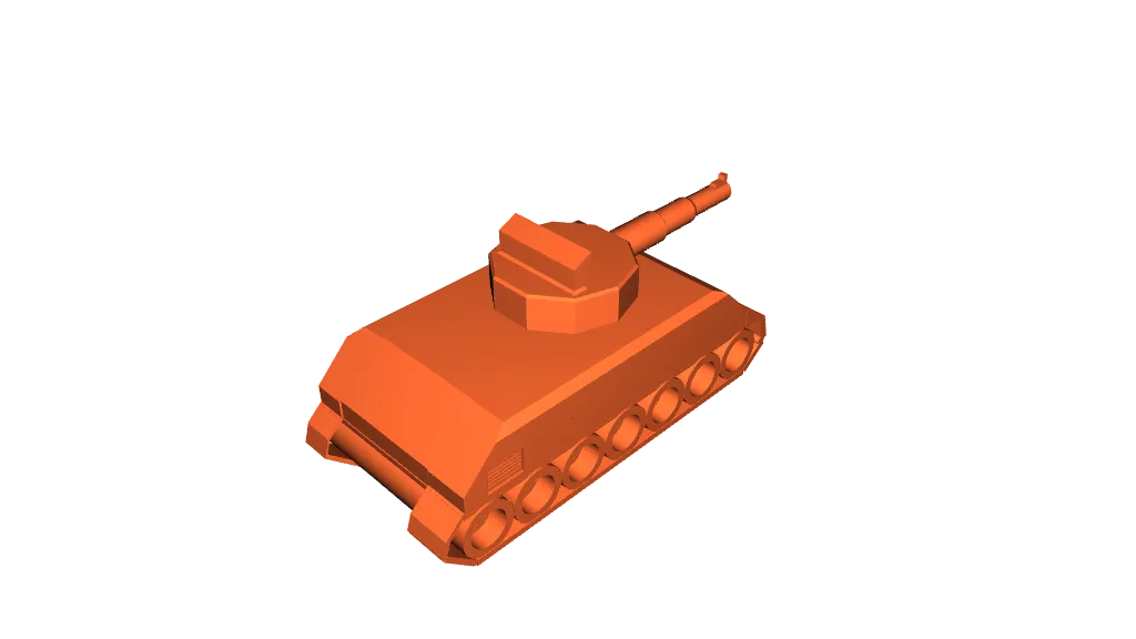 Tank Model by Bobtherunner123 | Download free STL model | Printables.com