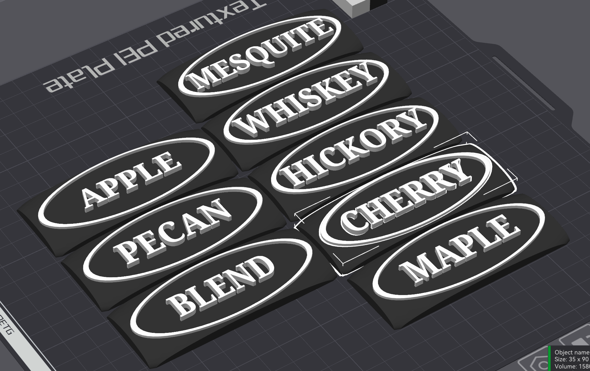 Pellet tags for smoker by Mgotier | Download free STL model ...