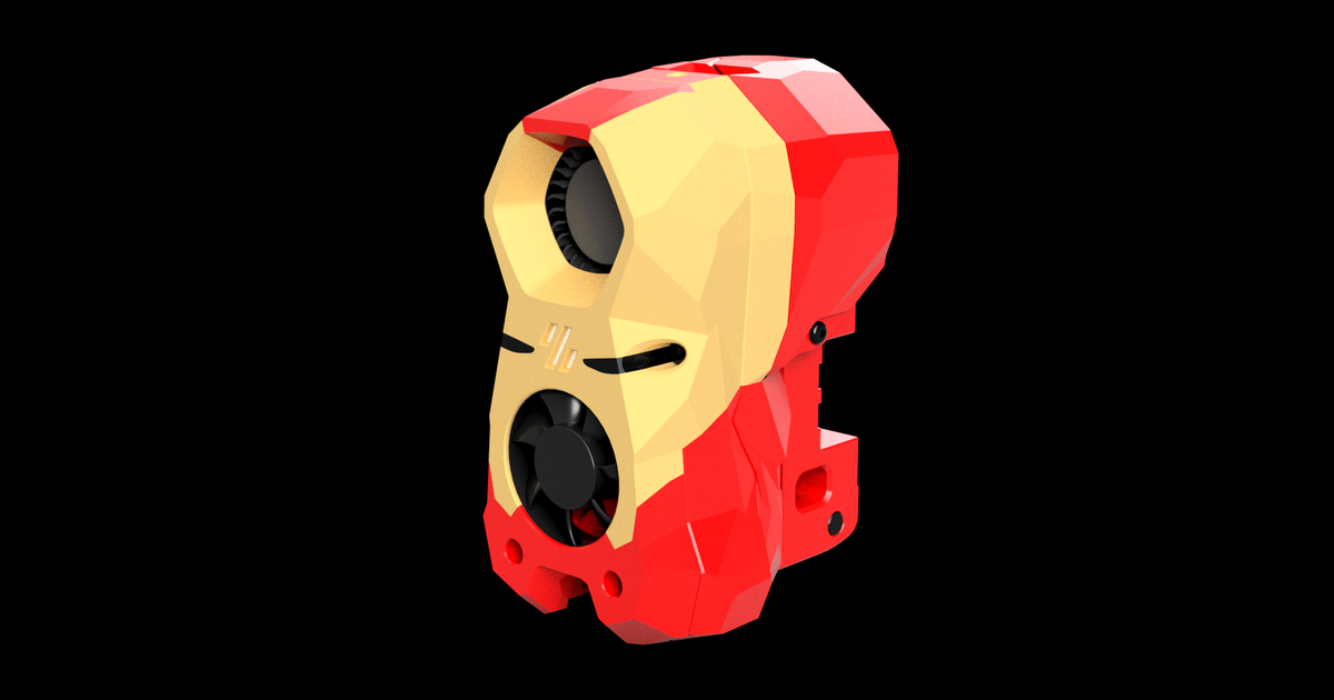 Stealth Burner Faceplate - Iron Man by k2thestank | Download free STL ...