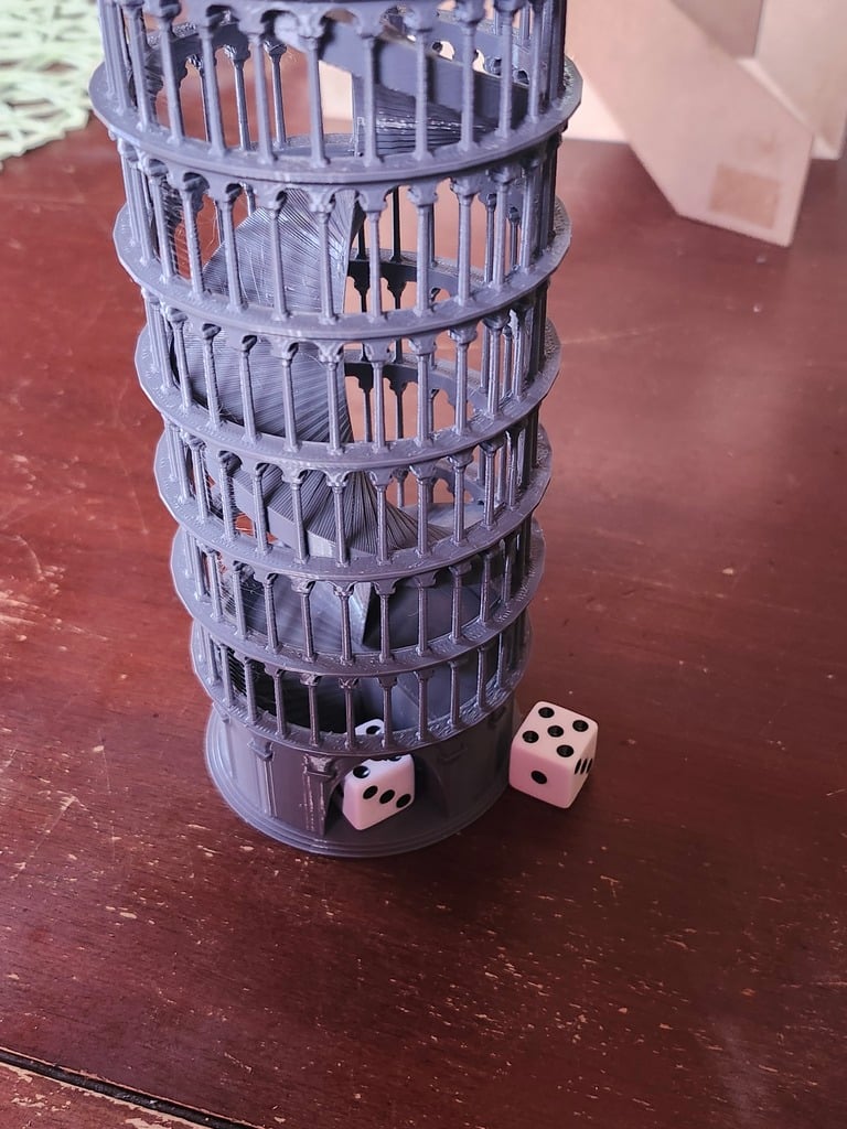 Pisa Dice Tower by jex7 | Download free STL model | Printables.com