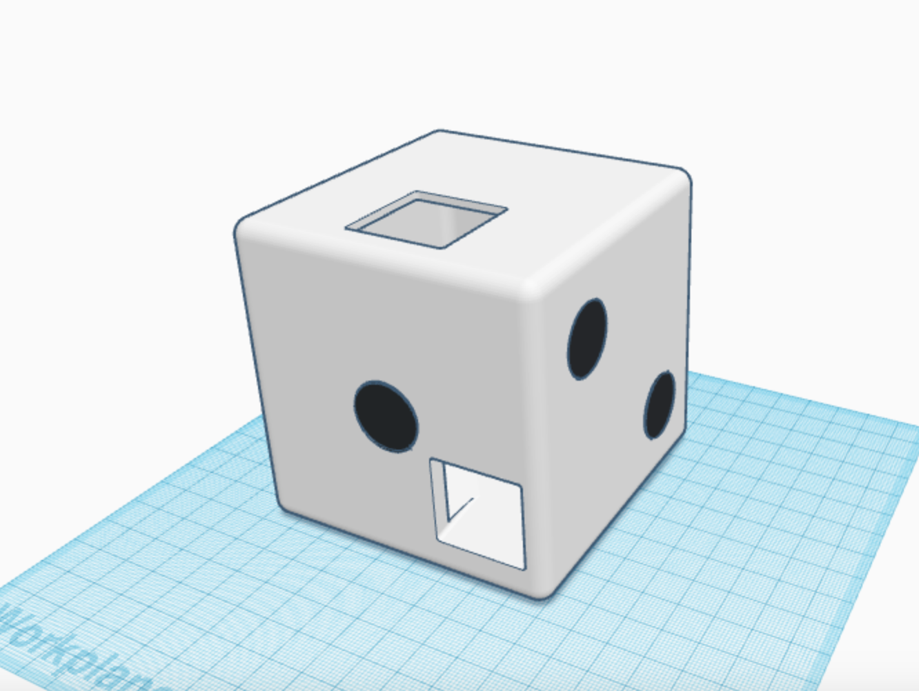 Dice-Shaped Dice Tower by Moose | Download free STL model | Printables.com