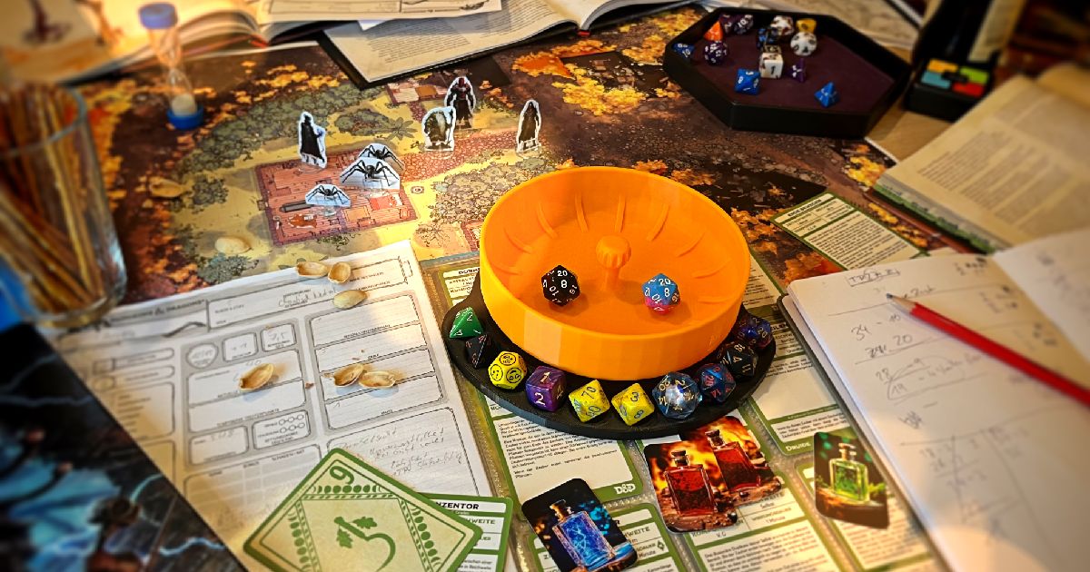 Spin-A-Dice by Takkaya | Download free STL model | Printables.com