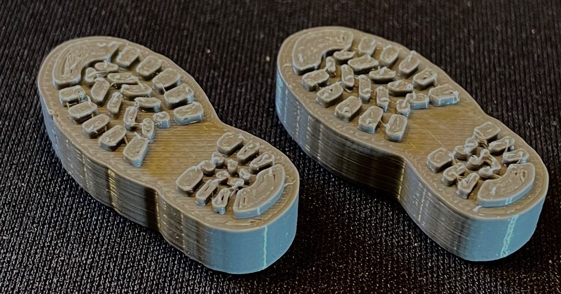 Foot print token game piece by michou | Download free STL model ...