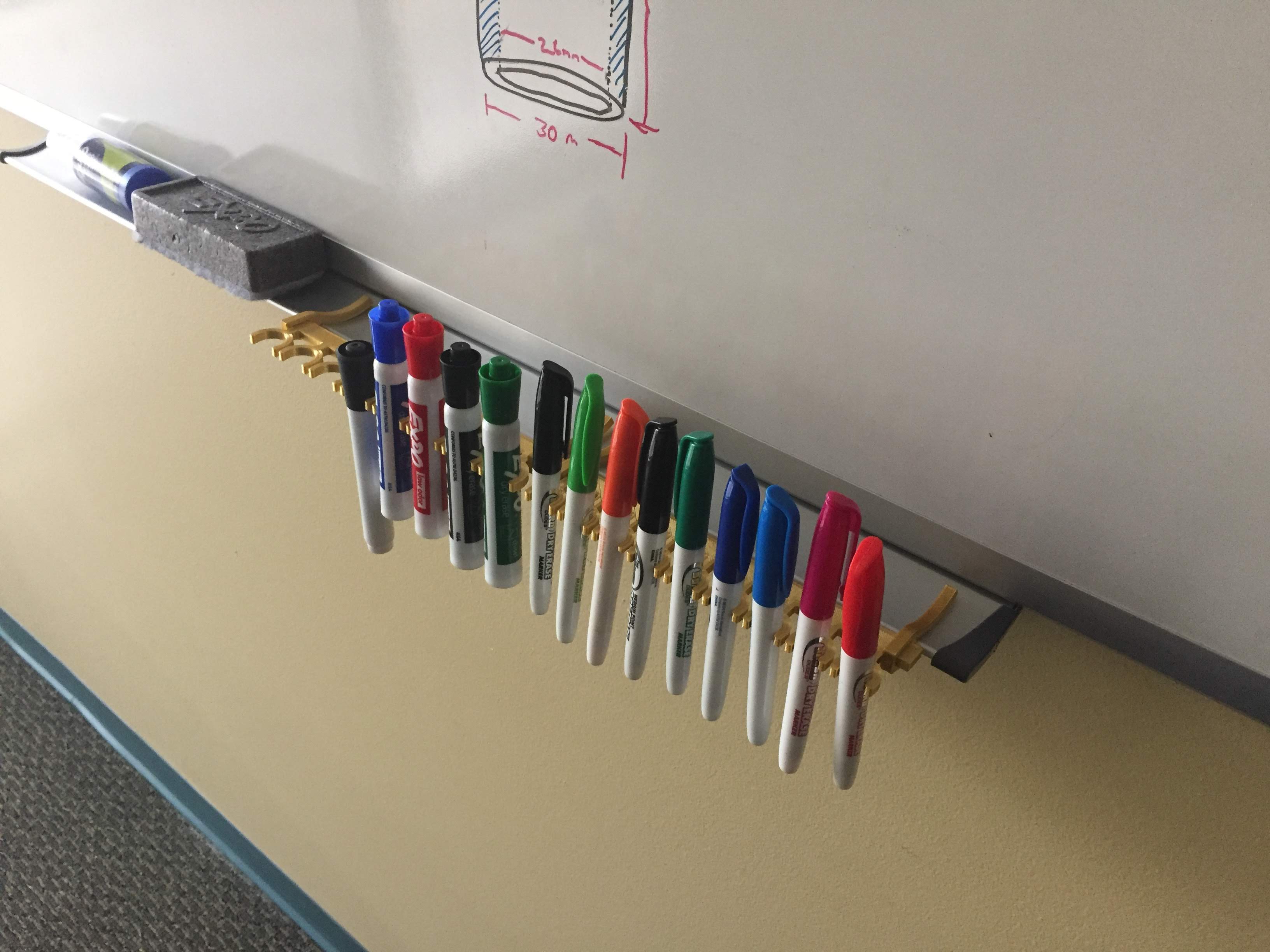 Snappy Expo / Dry erase marker holder by amoose136 | Download free STL ...