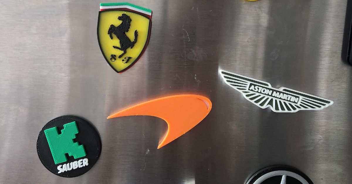 Oscar Piastri McLaren Logo Magnet Remixed by bmx469 - MakerWorld