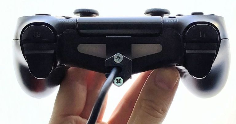 Sony PlayStation DualShock 4 USB Cable Guard - V2 + cable locking cap ...