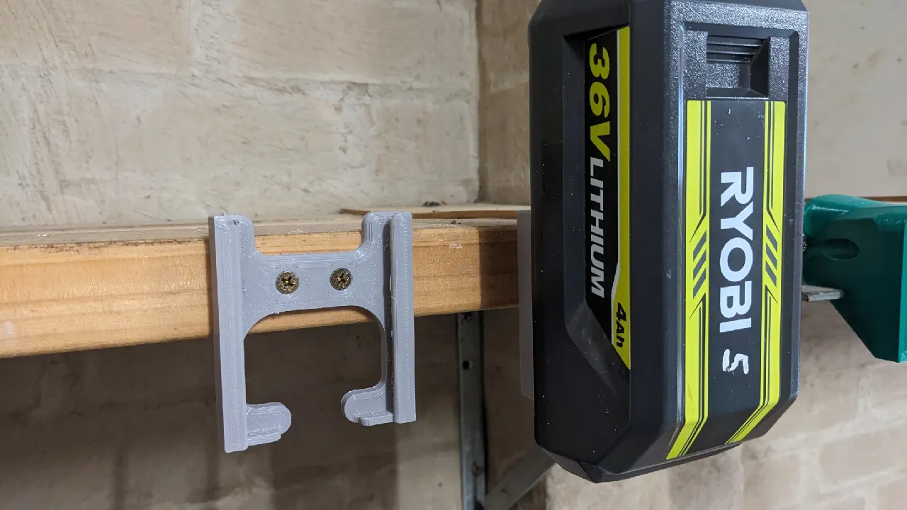 Ryobi battery holder (36V) by 3DPS | Download free STL model ...