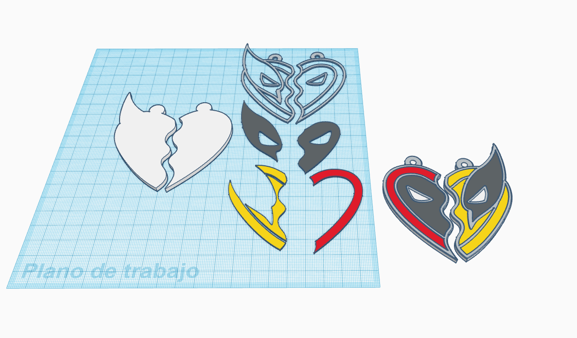 Deadpool Wolverine for non multicolor printers (added V2) par Jhavitxu ...