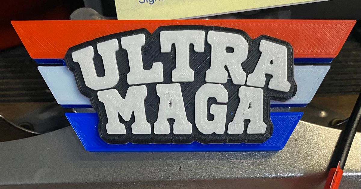 Ultra Maga Magnet for 10x2.5mm magnets by QuietMike | Download free STL ...