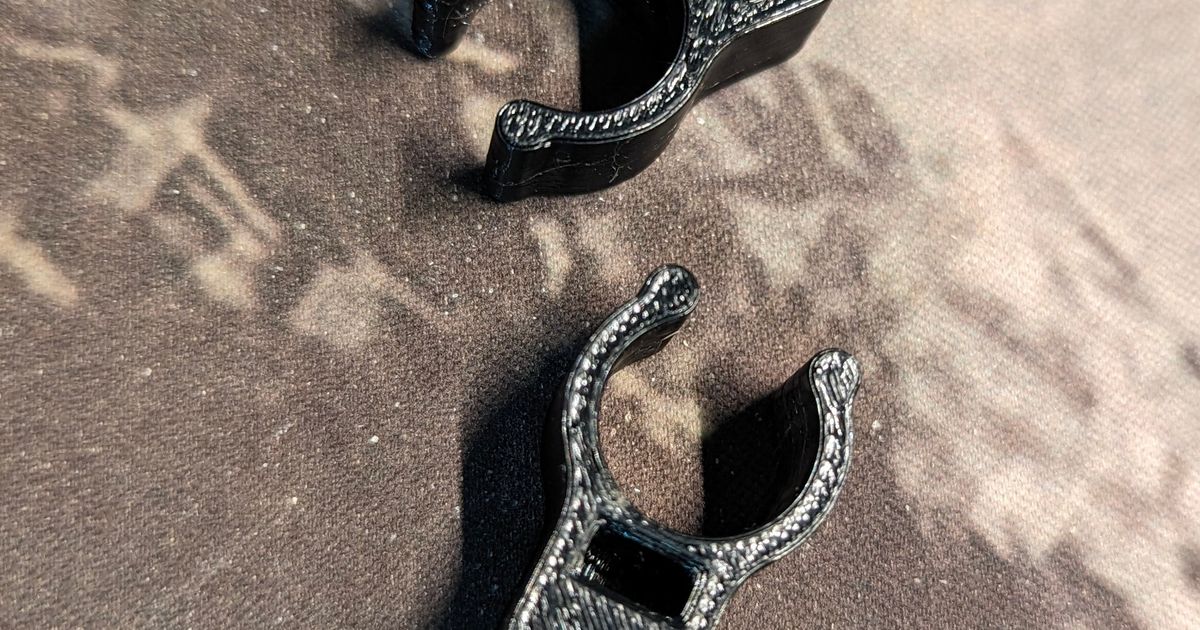 12mm Rod Snap-Fit Mount by indistinctTalk | Download free STL model ...