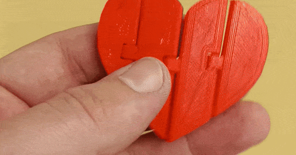 Flexi Heart by epiatarrega3d | Download free STL model | Printables.com