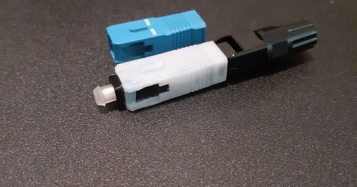 SC optical connector von Wilhelm | Kostenloses STL-Modell herunterladen ...