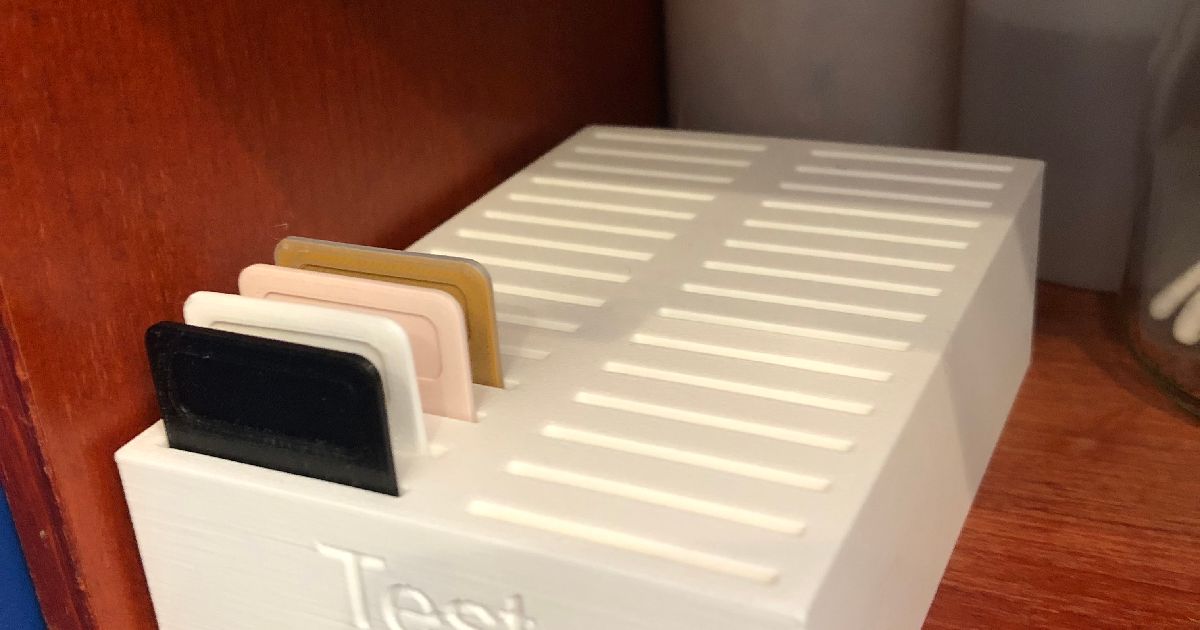 Filament Sample Box por koff | Descargar modelo STL gratuito ...