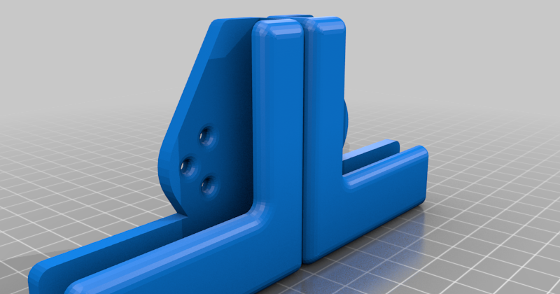 Universal wall mount for tablet by compy | Download free STL model ...