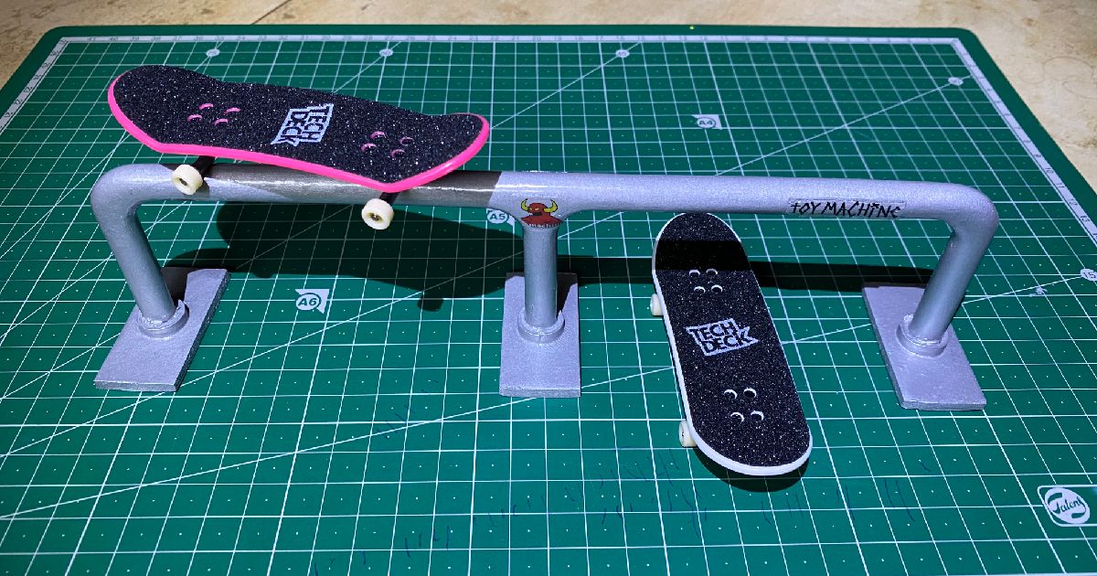 Tech Deck / Fingerboard 25cm Rail by Ivan Ruiz | Download free STL ...