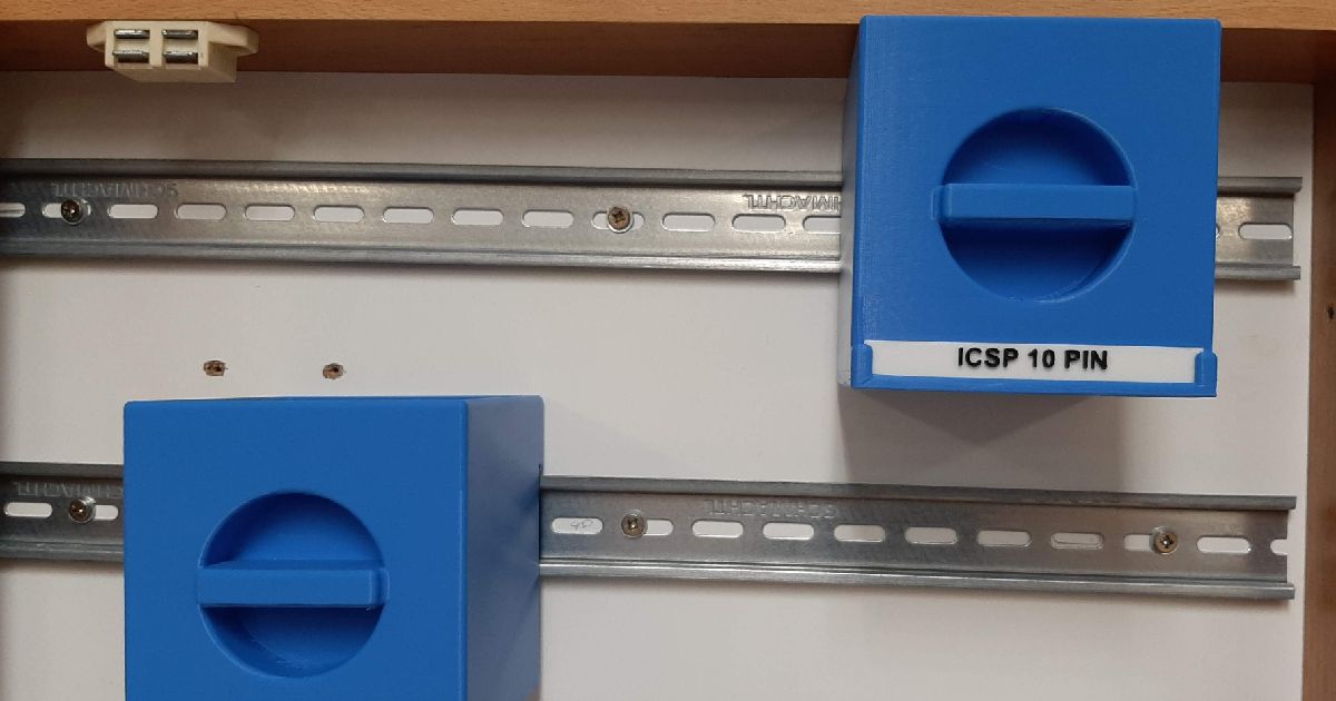 DIN tray for THT and SMT components by martin_pihrt | Download free STL ...