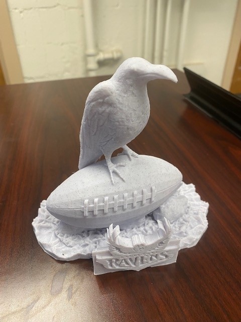 Baltimore Ravens Statue by BobbyZ | Download free STL model ...
