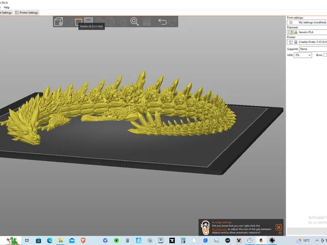 articulated geode dragon by Er0rtic | Download free STL model ...