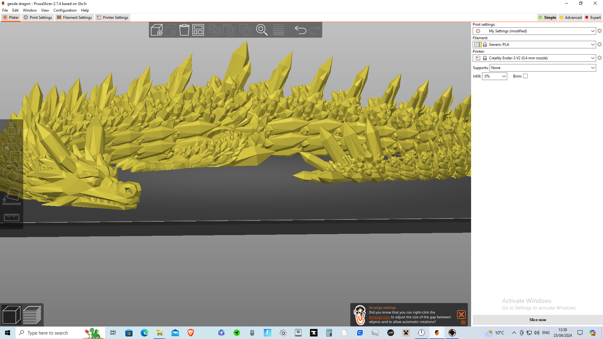 articulated geode dragon by Er0rtic | Download free STL model ...