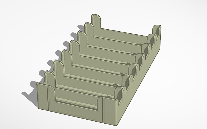 7 Slot 3.5 Format HDD Stand by Porschee | Download free STL model ...