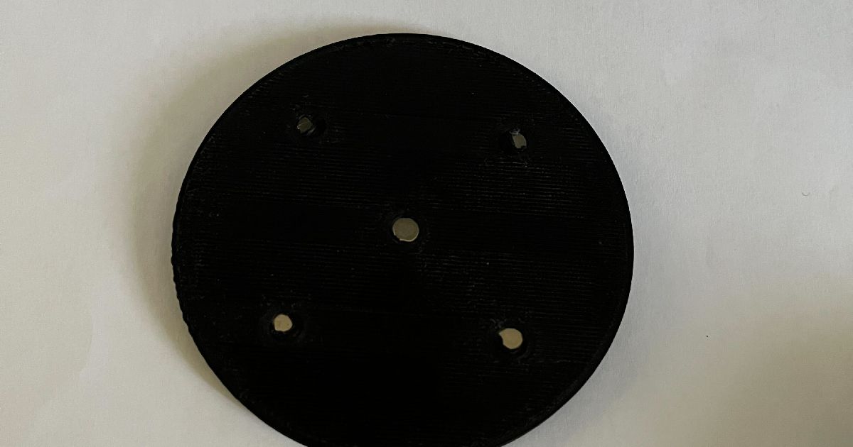 3 x 3 Round Magnetic Base by Michael Daniels | Download free STL model ...