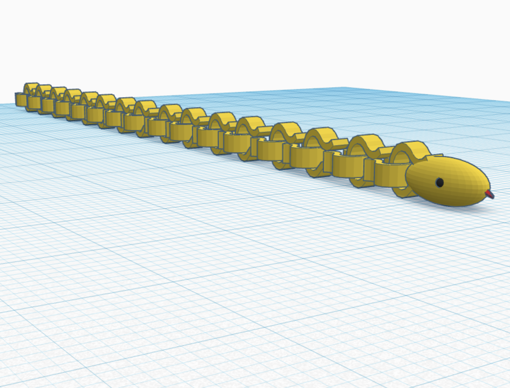 Movable Snake! von Ryan Russell | Kostenloses STL-Modell herunterladen ...
