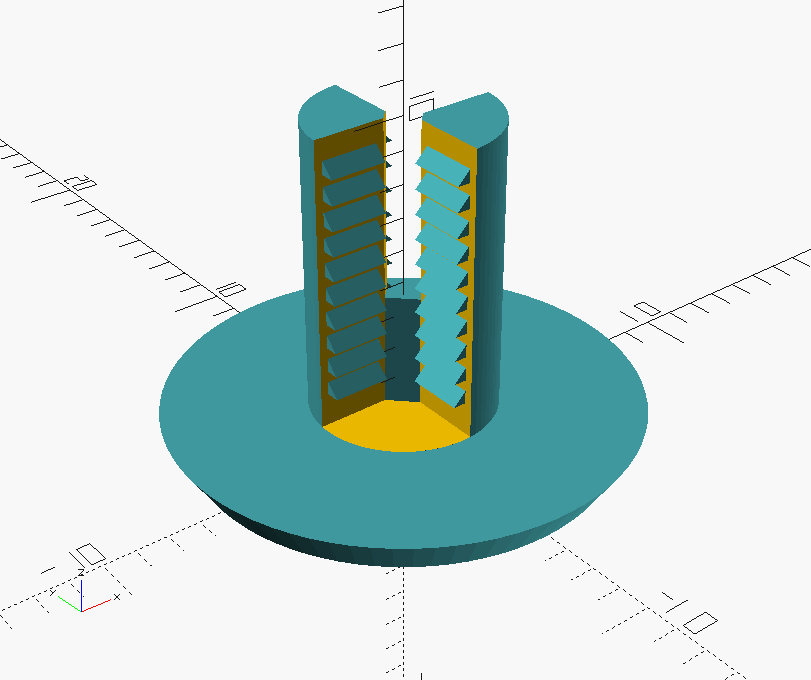 Locking rivet, fastener by luqad525 | Download free STL model ...