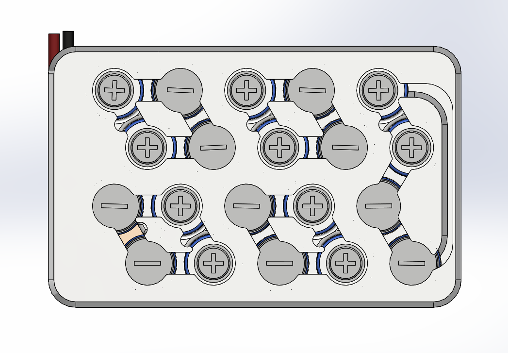 10s2p (36v) 21700 battery pack w/ BMS by gpace08 | Download free STL ...