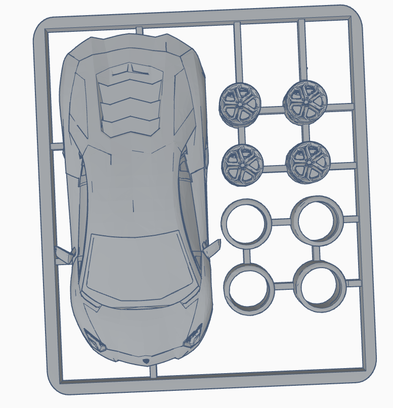 Lamborghini kit card by Mona_Lisa_3d | Download free STL model ...