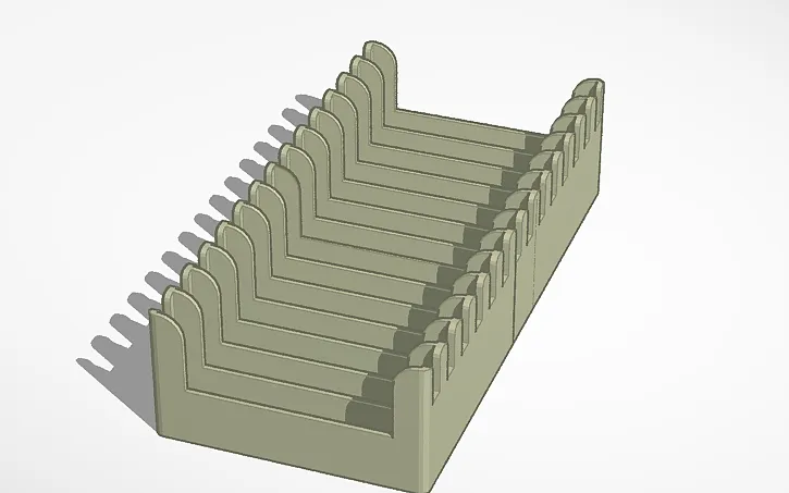14 Slot 2.5 Format HDD Stand by Otter3DPrinting | Download free STL ...