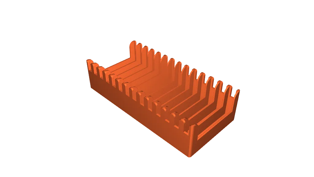 14 Slot 2.5 Format HDD Stand by Otter3DPrinting | Download free STL ...